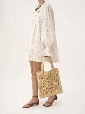 Chloé Summer Banana Tote Bag - Warm Sand