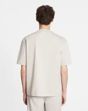 LANVIN T-shirt With Round Neck And Short Sleeves