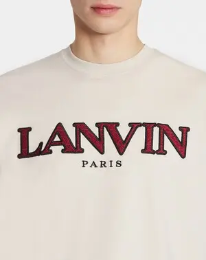 LANVIN T-shirt With Round Neck And Short Sleeves
