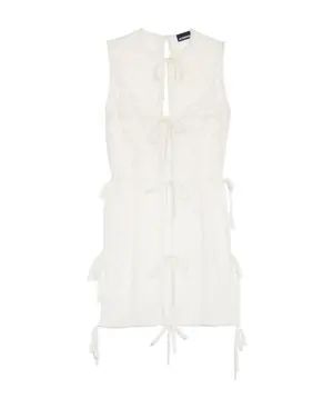 Jacquemus Sheer Ribbon Mini Dress