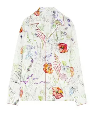 Alexander McQueen Floral Print Shirt