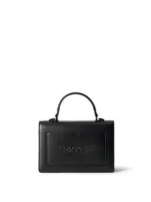 Off-White Jitney 1.4 Top Handle Bag - Black