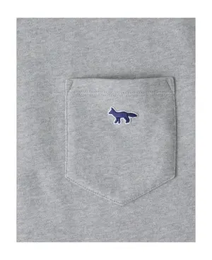 Maison Kitsuné Round Neck Long Sleeve Sweater With Fox Decal
