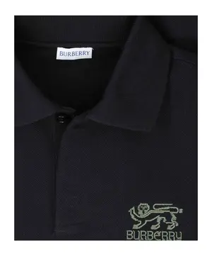 Burberry Logo Embroidered Polo Shirt