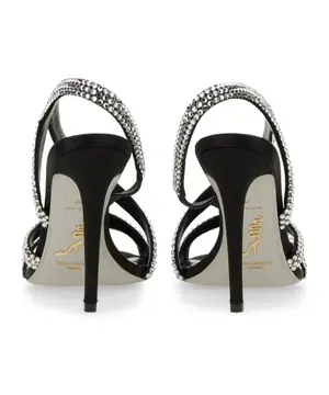 Rene Caovilla Embellished High-heeled Sandals