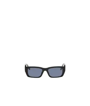 Palm Angels Rectangle Frame Sunglasses - Blue