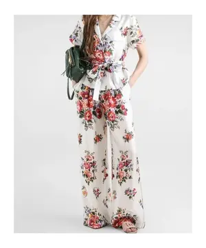 Dolce & Gabbana Floral Tie-front Shirt - Multi-color