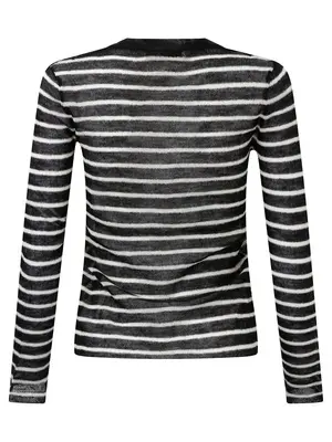 Dior Striped Long-sleeved Cardigan