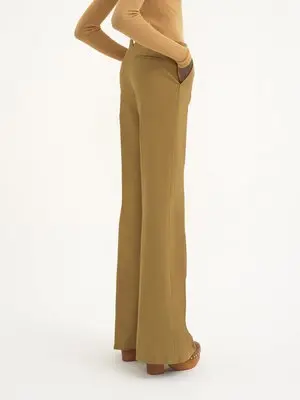 Chloé Flared Cotton Trousers