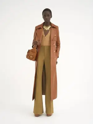 Chloé Flared Cotton Trousers