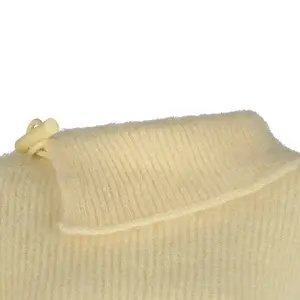 Jacquemus Cropped Turtleneck Jumper - Light Yellow
