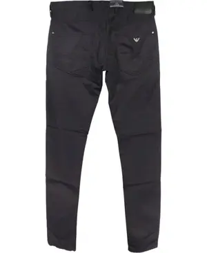 Emporio Armani Slim Fit Trousers - Black