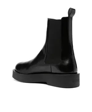 JIL SANDER Round Toe Chelsea Boots