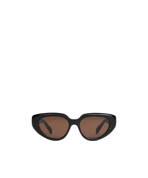 Celine Acetate Cat Eye Sunglasses - Black