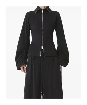 LANVIN Fitted Zipped Jacket With Drawstring Cuffs