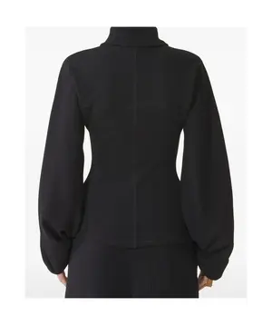LANVIN Fitted Zipped Jacket With Drawstring Cuffs