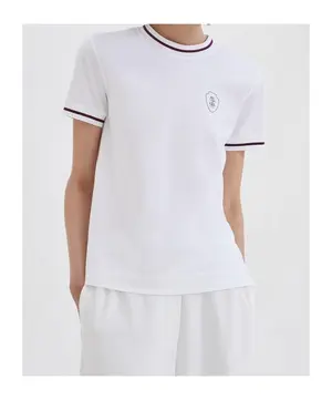 Brunello Cucinelli Logo Detail Crewneck T-shirt