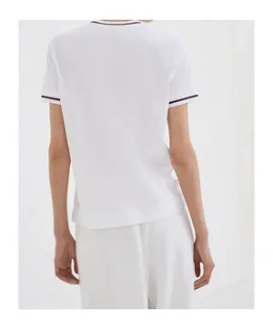 Brunello Cucinelli Logo Detail Crewneck T-shirt