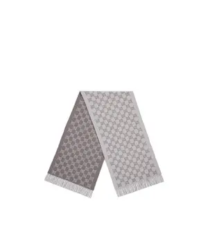 Gucci Gg Scarf - Grey