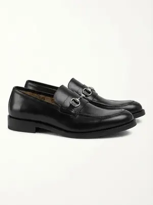 Gucci Loafer With Horsebit - Black