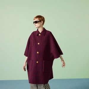 Gucci Reversible Coat With Interlocking Double G Anchor Buttons