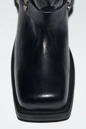 Acne Studios Square Toe Stirrup Boots