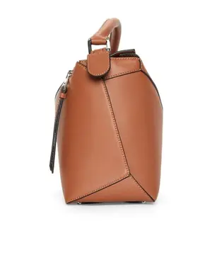 Loewe Puzzle Edge Zip-up Top Handle Bag - Tan