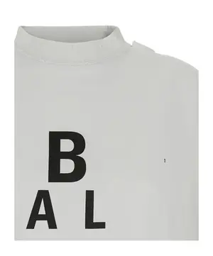 Balenciaga Oversized Graphic Print T-shirt - White