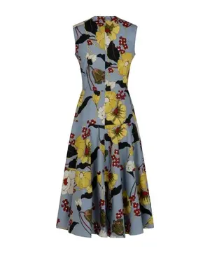 Marni Melodia Print Poplin Midi Dress