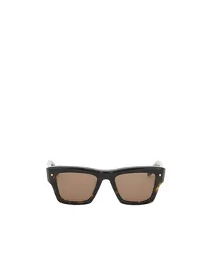 Valentino Garavani Square Frame Sunglasses - Brown
