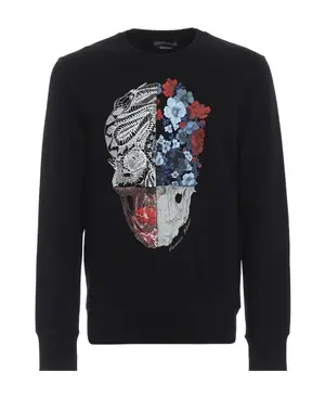 Alexander Mcqueen Round Neck Sweaters For Men