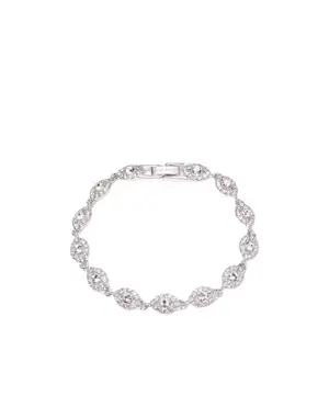 Givenchy Logo Crystal Bracelet - Silver