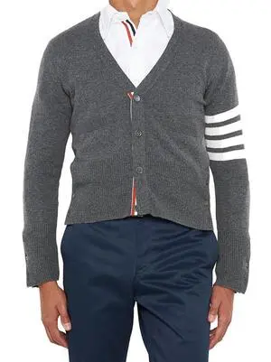 Thom Browne 4-bar Stripe Cardigan