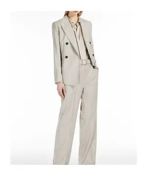 Max Mara Long-sleeved Shirt With Pointed Collar