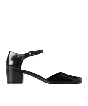 THE ROW Penelope Ankle Strap Pumps - Black