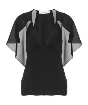 Chloé Cape Detail Tank Top
