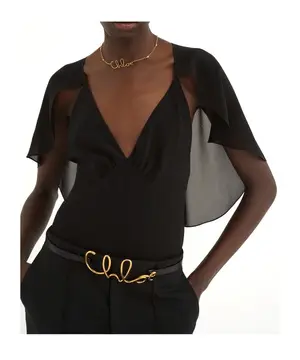 Chloé Cape Detail Tank Top