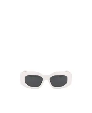 Versace Medusa Oval-frame Sunglasses - White