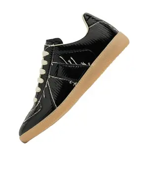 MAISON MARGIELA Replica Lace-up Sneakers - Black