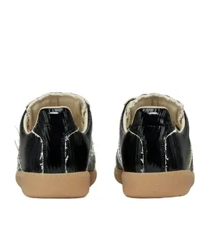 MAISON MARGIELA Replica Lace-up Sneakers - Black