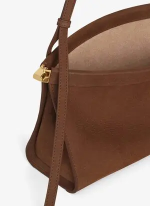 Alaïa Le Click East West Medium Shoulder Bag - Brown