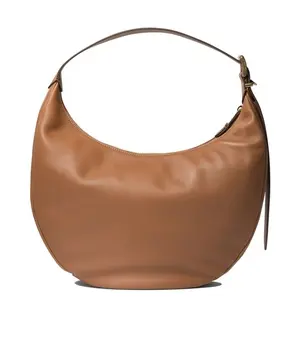 Miu Miu Logo Shoulder Bag - Brown