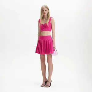SELF-PORTRAIT Pleated Skirt