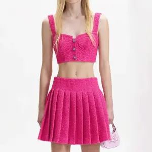 SELF-PORTRAIT Pleated Skirt