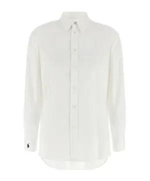 Polo Ralph Lauren Embroidered Cotton-poplin Shirt