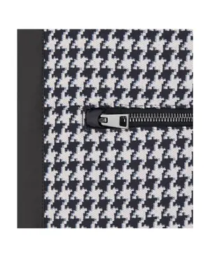 Dior Houndstooth Zip-up Jacket