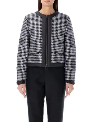 Dior Houndstooth Zip-up Jacket