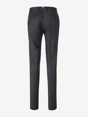 PT TORINO Slim-cut Tailored Trousers - Black
