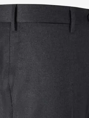 PT TORINO Slim-cut Tailored Trousers - Black