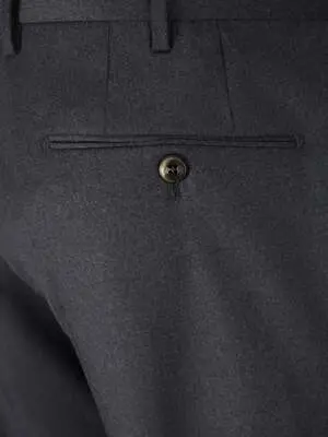 PT TORINO Slim-cut Tailored Trousers - Black